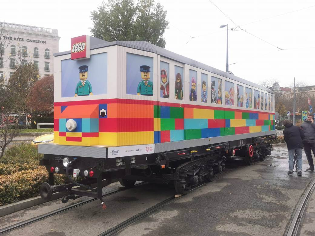 Update! - Budapest Unveils World's First Life-Size LEGO Tram - BudAPPest