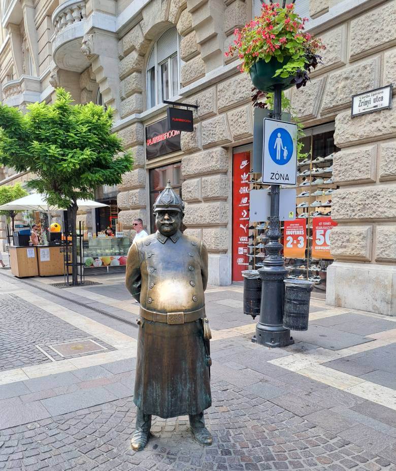 Fat Policeman Statue